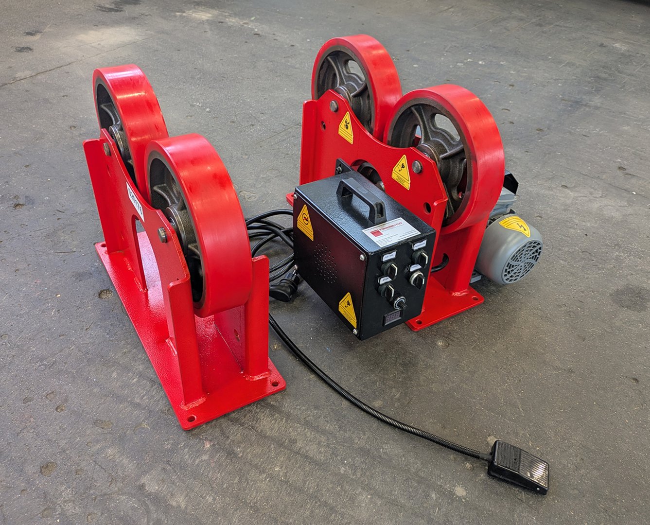 Behälterdrehvorrichtung Mini WR-2T | Hesse + Co Maschinenfabrik